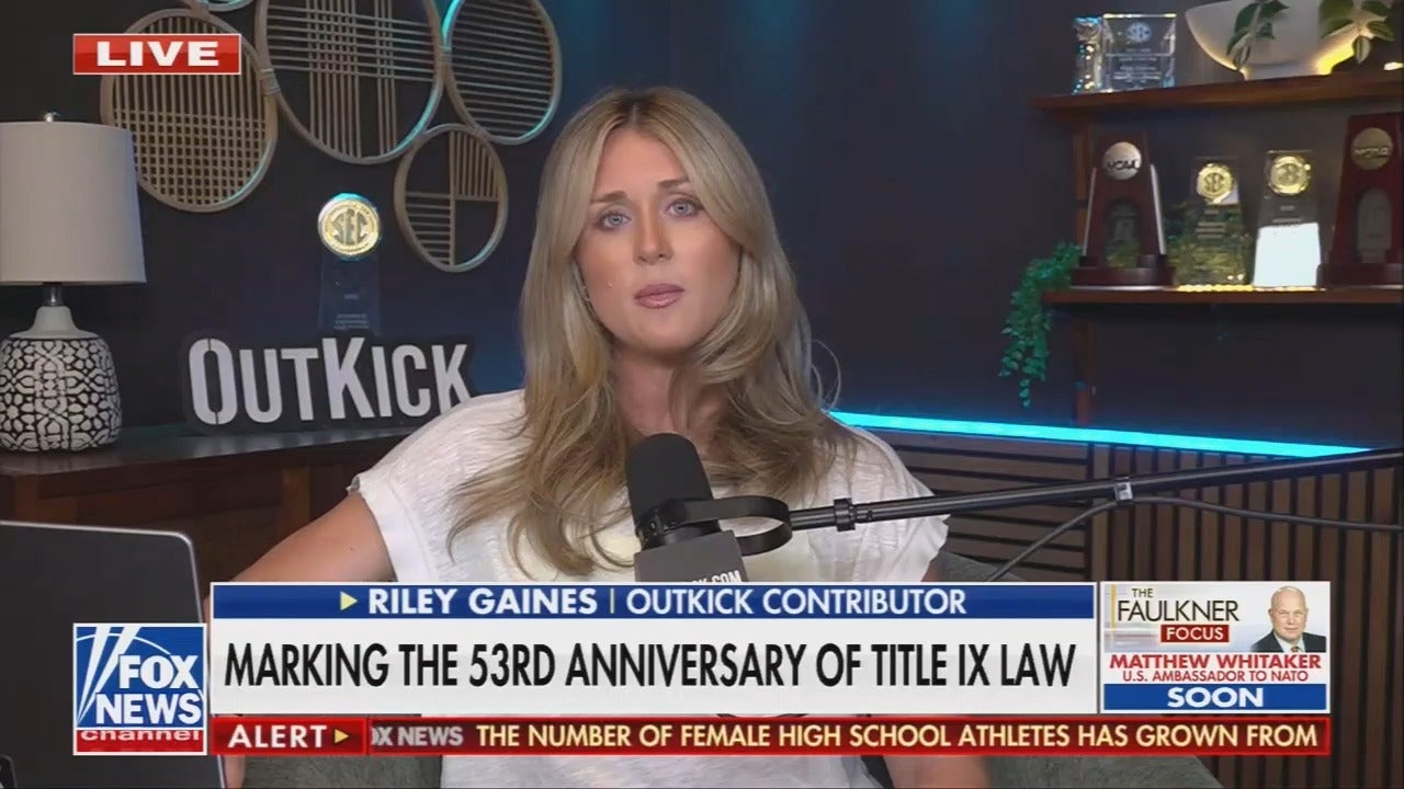 Riley Gaines says Maine or California need "to be made an example of ...