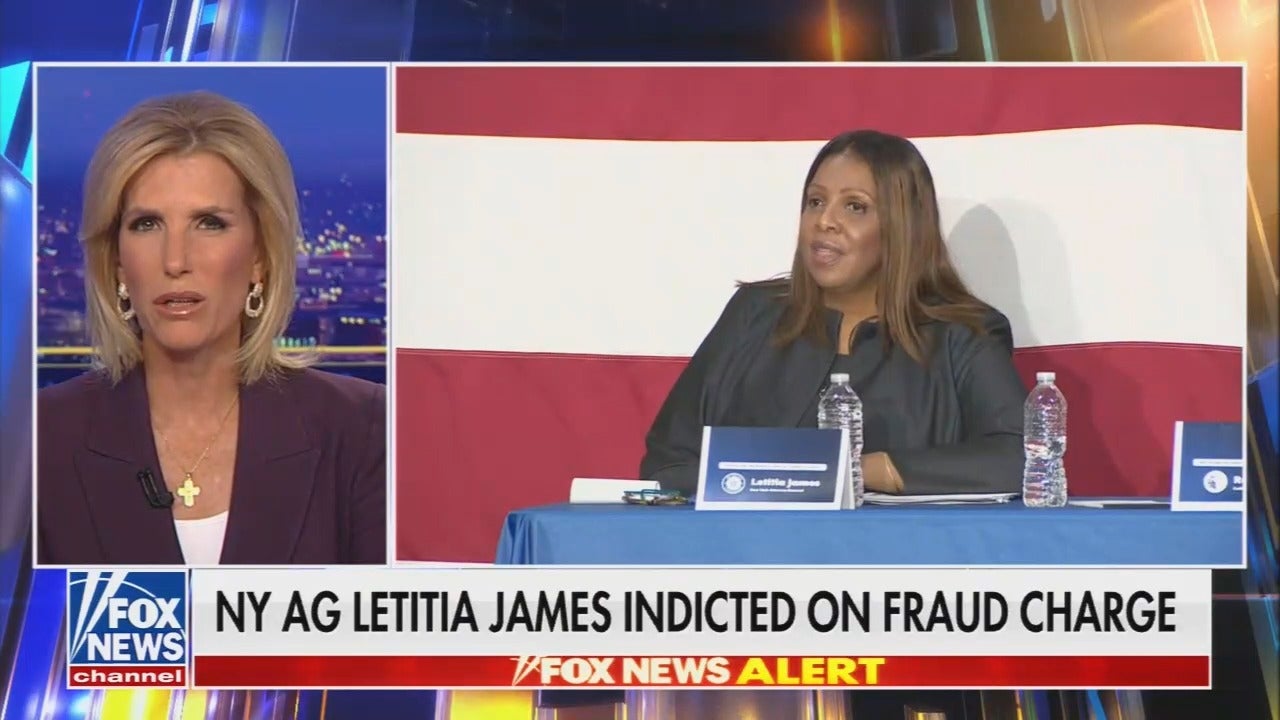 Laura Ingraham says the indictment of Letitia James is "like Christmas ...