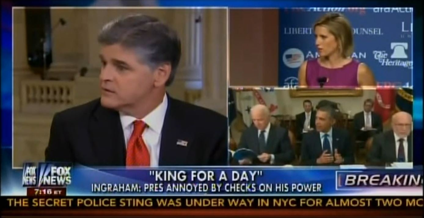 Laura Ingraham sounded the alarm about the need for Congress to assert ...