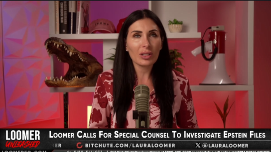 Laura Loomer on the Epstein files: "Let's move on and talk about other ...