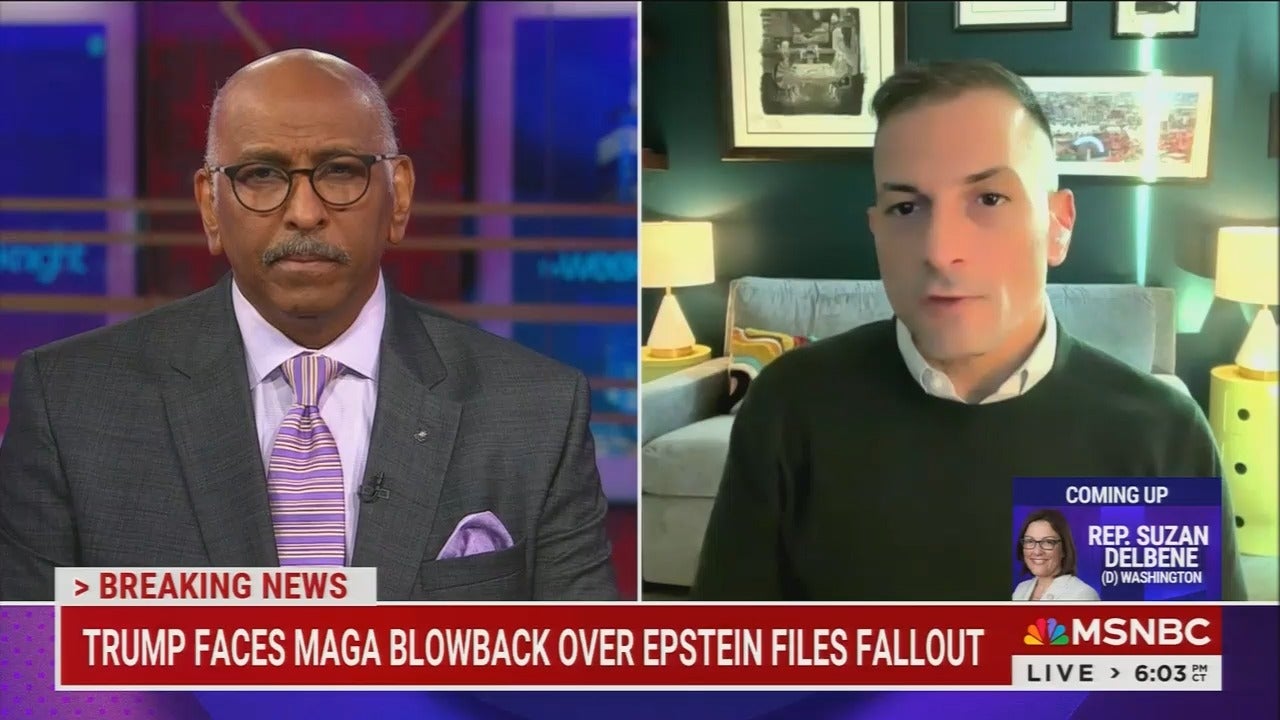 On MSNBC's The Weeknight, Angelo Carusone explains why Trump is unable ...