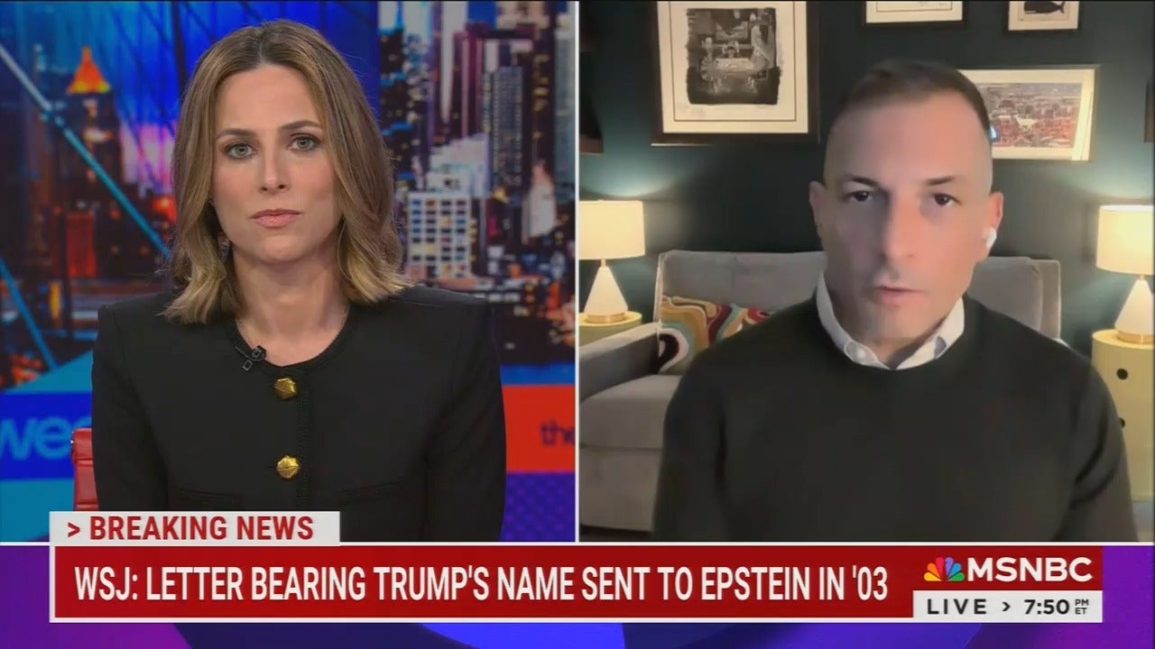 On MSNBC, Angelo Carusone discusses how the WSJ's Trump/Epstein story ...