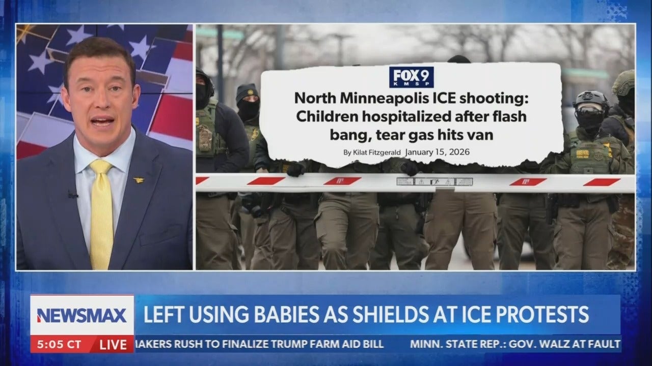 Newsmax host dismisses reported incident of ICE teargassing a baby ...