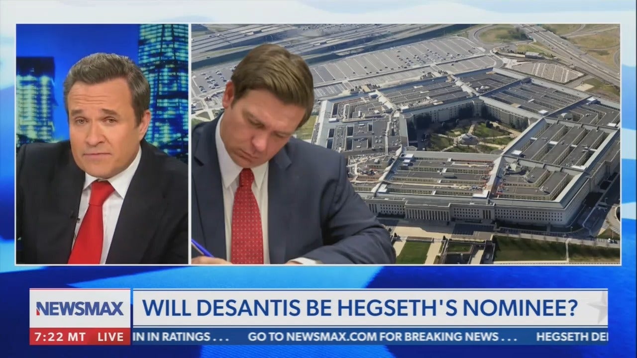 Newsmax's Greg Kelly says Gov. Ron DeSantis is a "perfect fit" to be ...