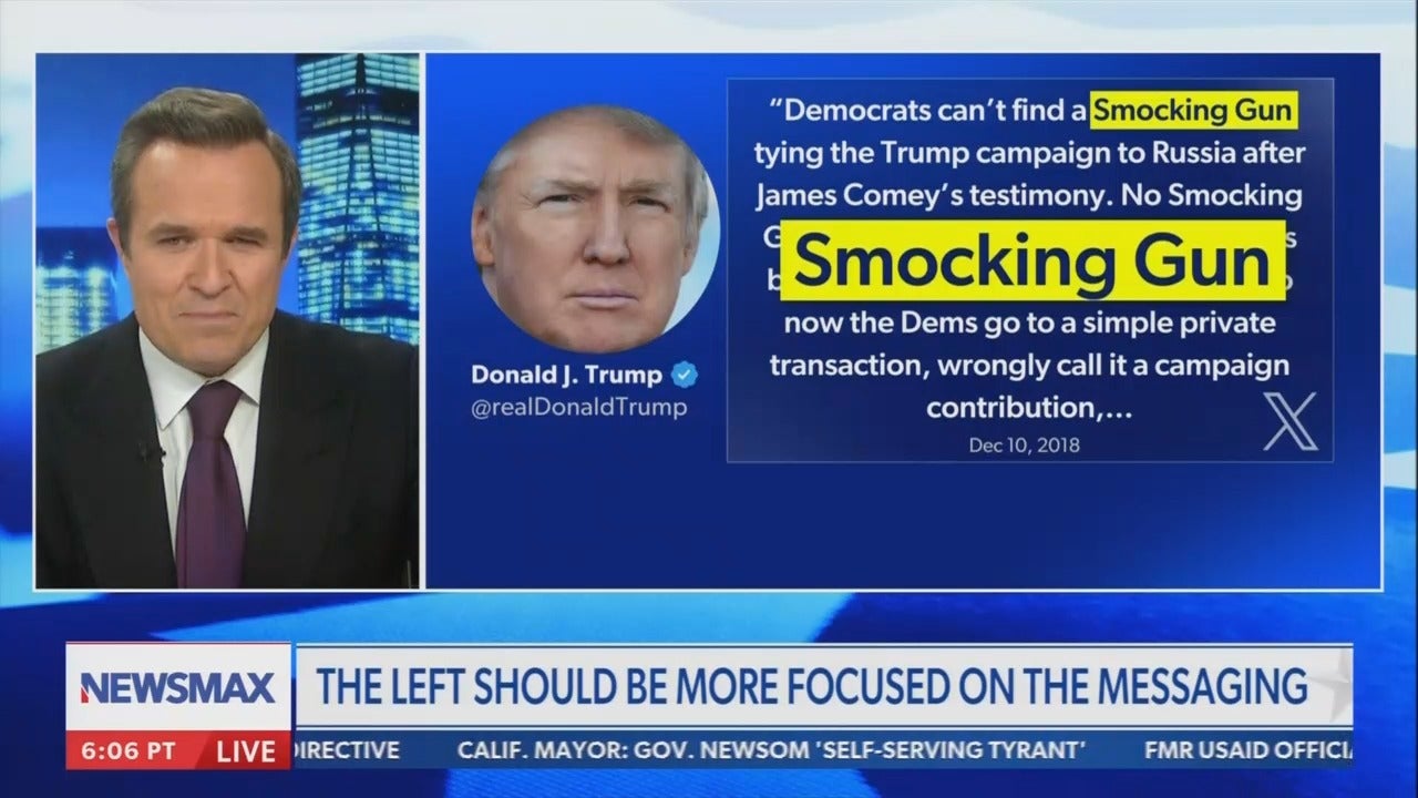 Newsmax's Greg Kelly praises Trump for misspelling words: "The fact ...