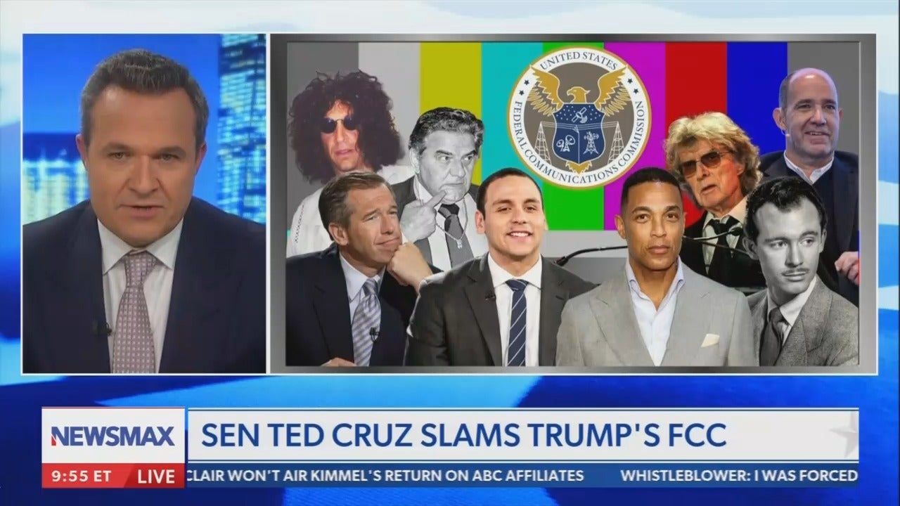 Newsmax's Greg Kelly complains about Sen. Ted Cruz's (R-TX) free speech ...