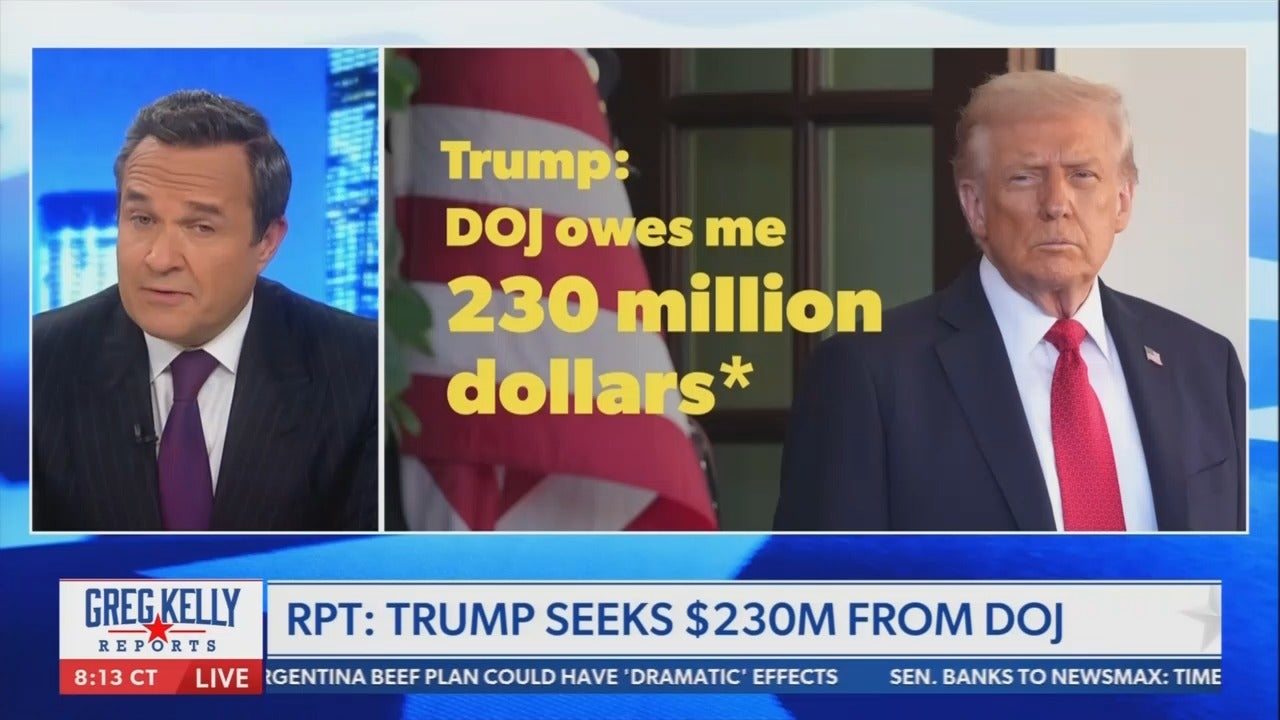 Newsmax's Greg Kelly says Trump has a "great case" to receive $230 ...