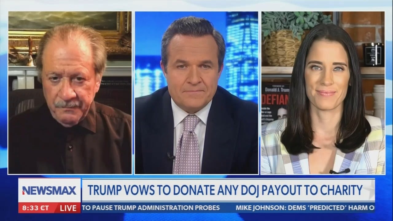 Newsmax's Greg Kelly says the Department of Justice owes Donald Trump ...