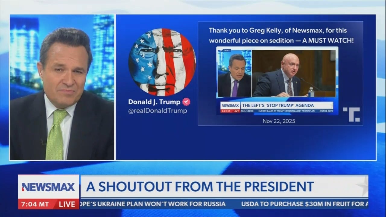 Newsmax's Greg Kelly on Sen. Mark Kelly (D-AZ): "I think he should be ...