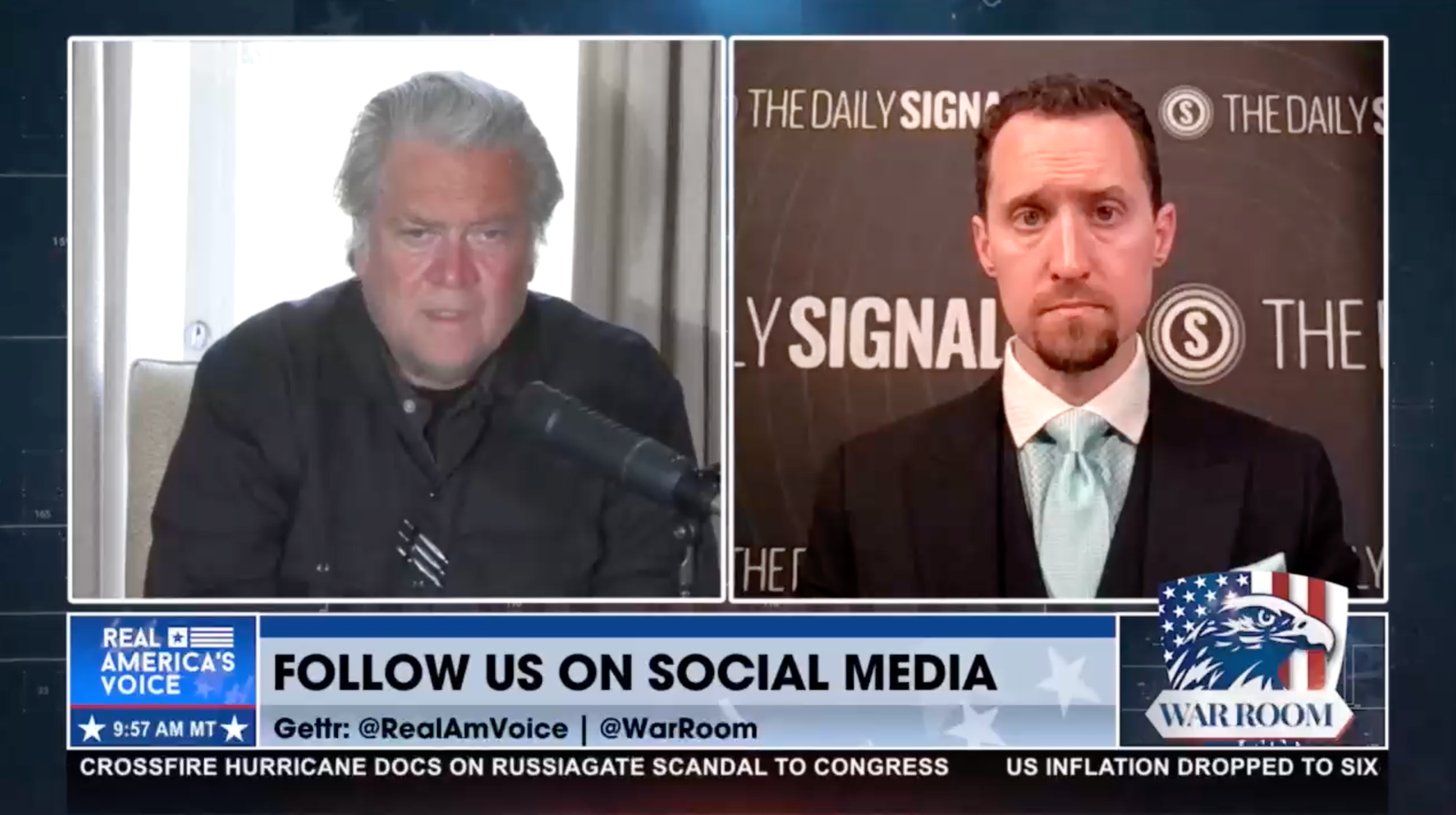 Steve Bannon and guest argue rising bond yields mean "tough times ahead ...