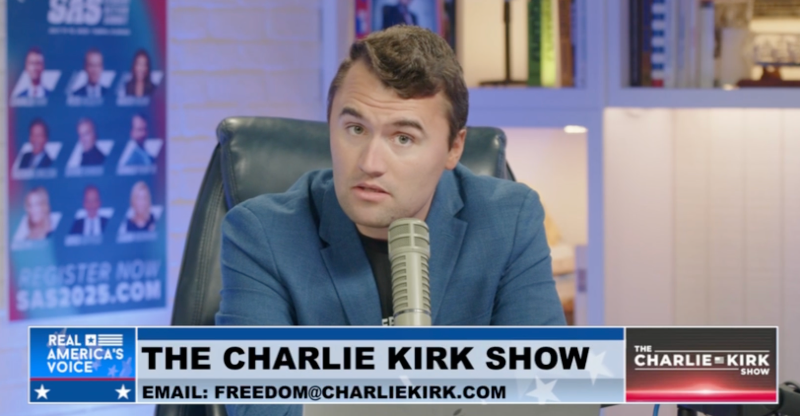 Charlie Kirk on a potential pathway to legal residency for immigrants ...
