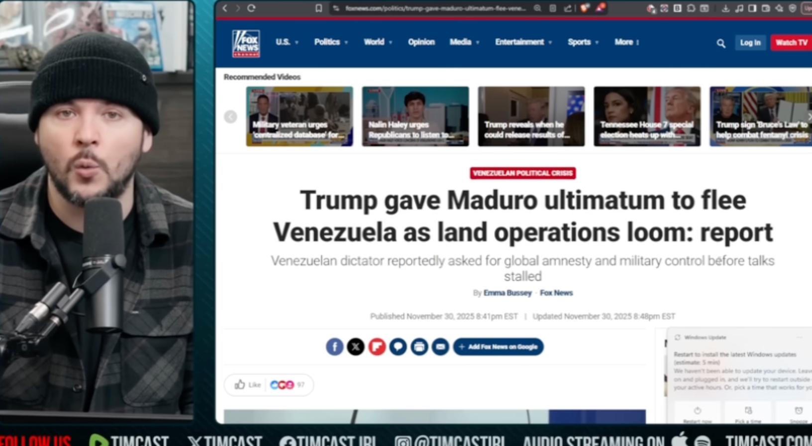 Tim Pool: "Trump seems to be going a little bit into the neoliberal ...